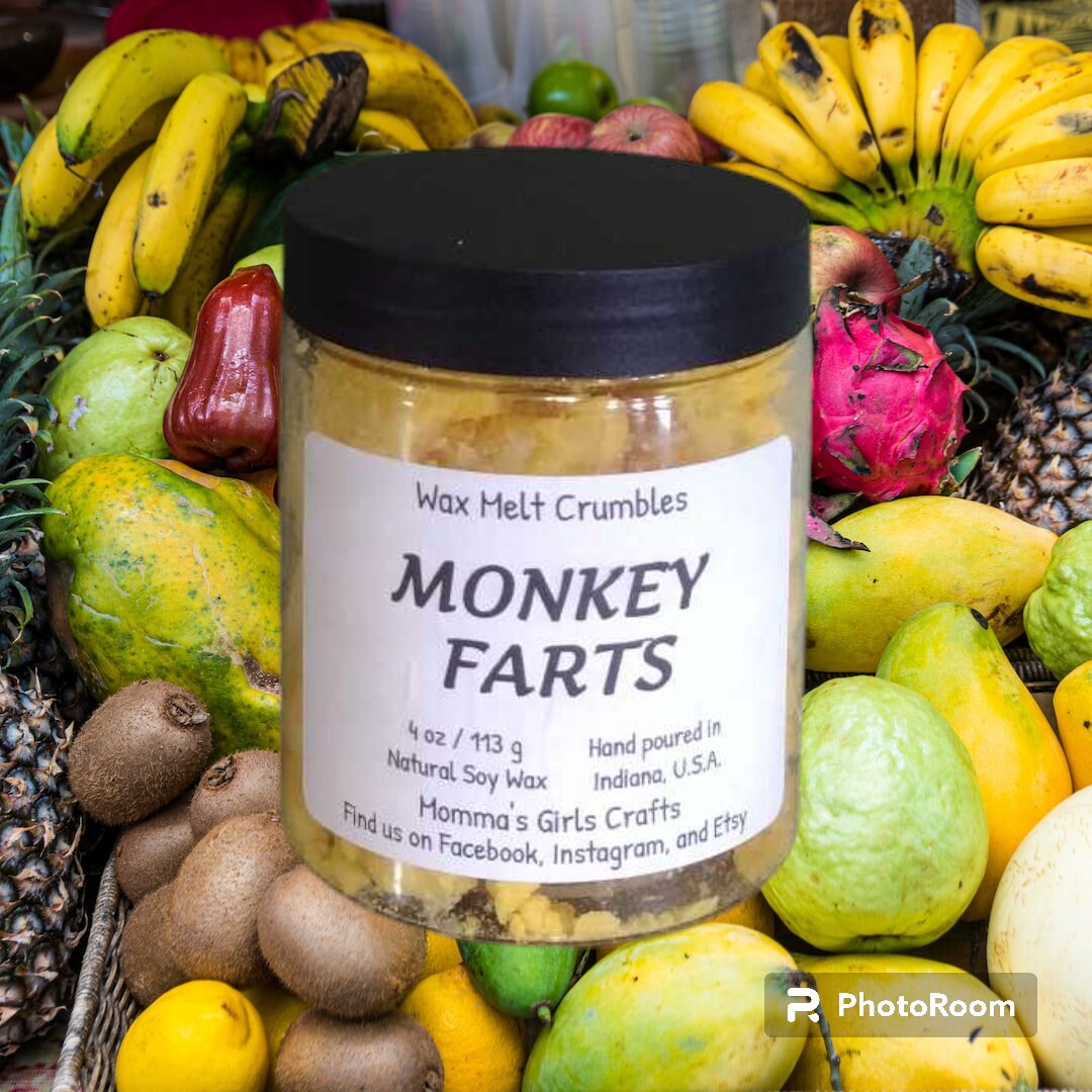 Monkey Farts Soy Wax Tart Melt Crumble Burner Lamp Wall Plug Gift ...