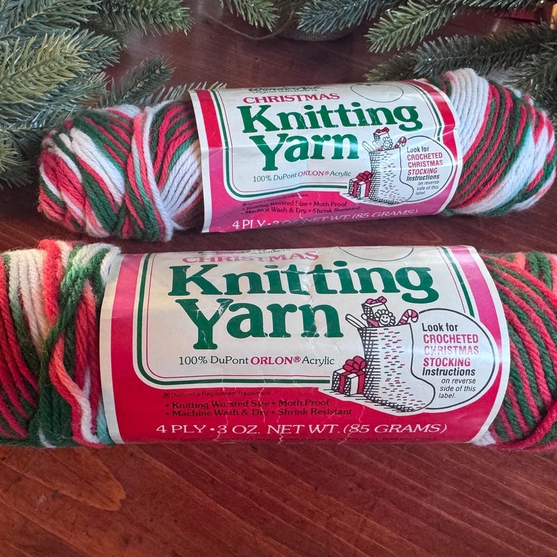 Christmas Yarn - Etsy