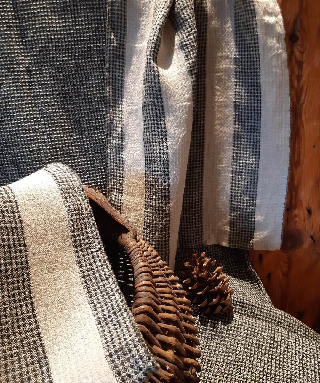 Natural Linen Tea Towels Set,2 Kitchen Dish Towels,2 Linen Face Towels ...