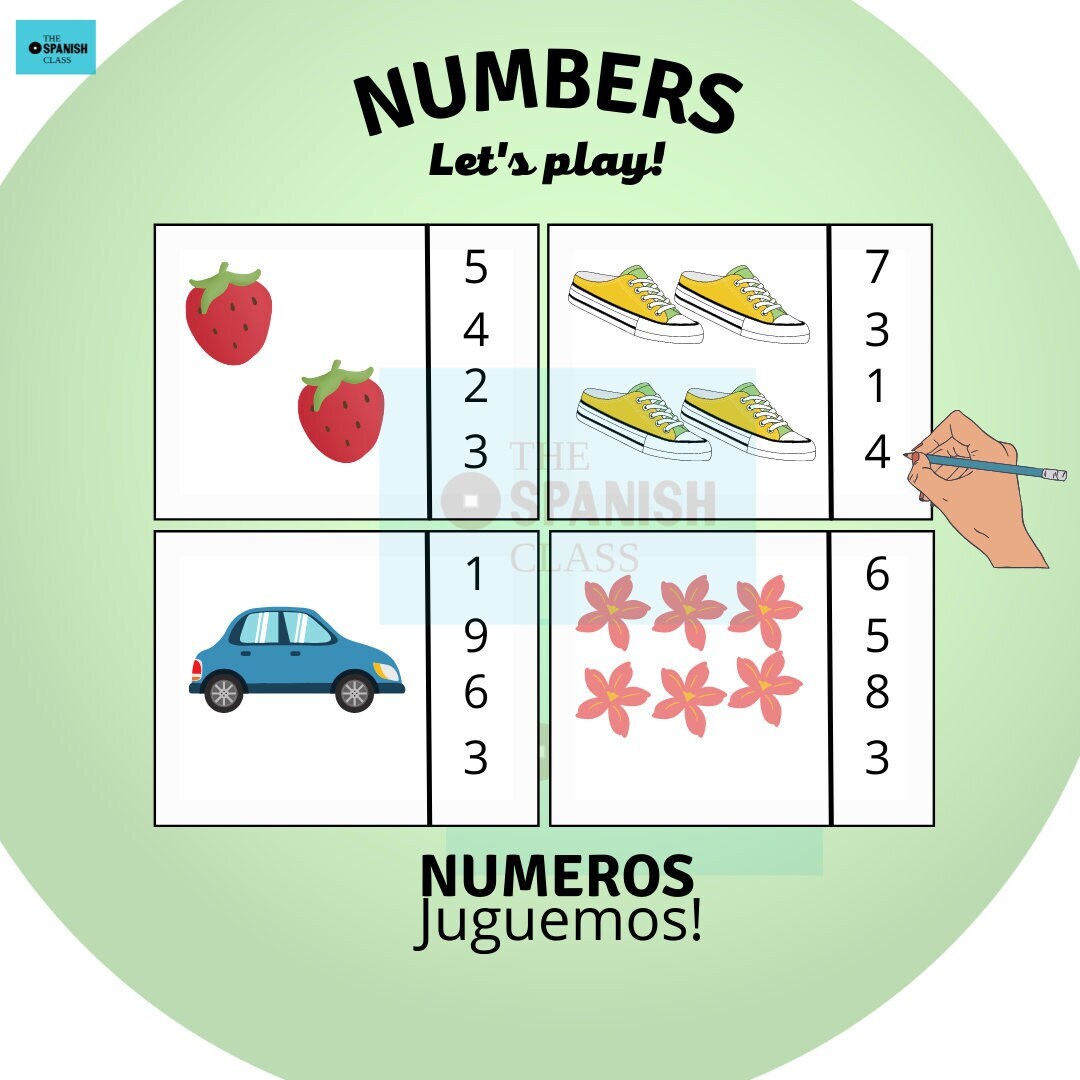 Worksheet Printable, Spanish English Learning, Kids, Fun Activity ...