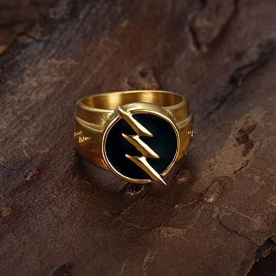 Reverse Flash Ring Sterling Silver Ring Flash Point Ring DC - Etsy India