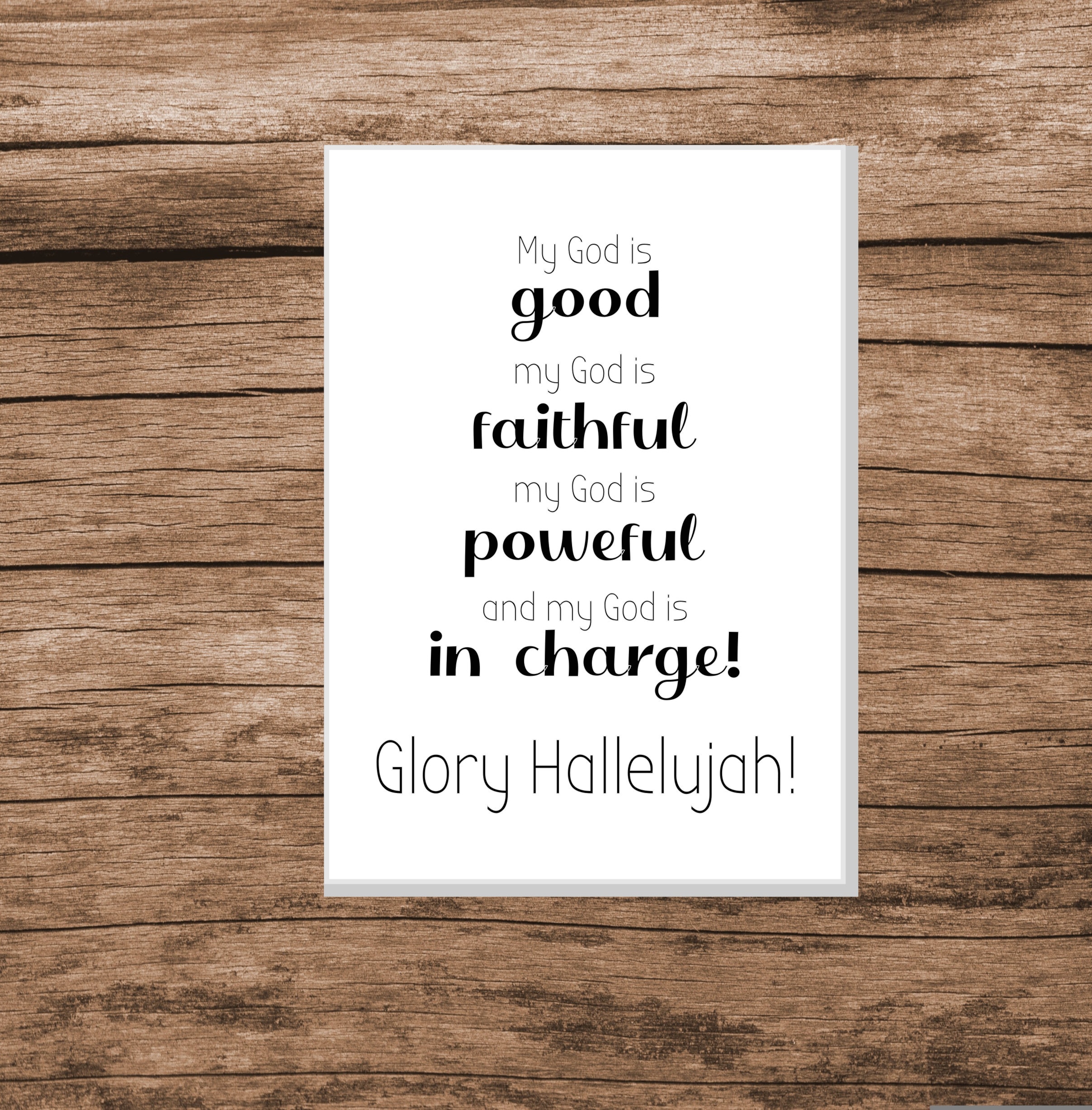 My God is Faithful Printable Art, Home Decoration, Wall Decor, Instant ...