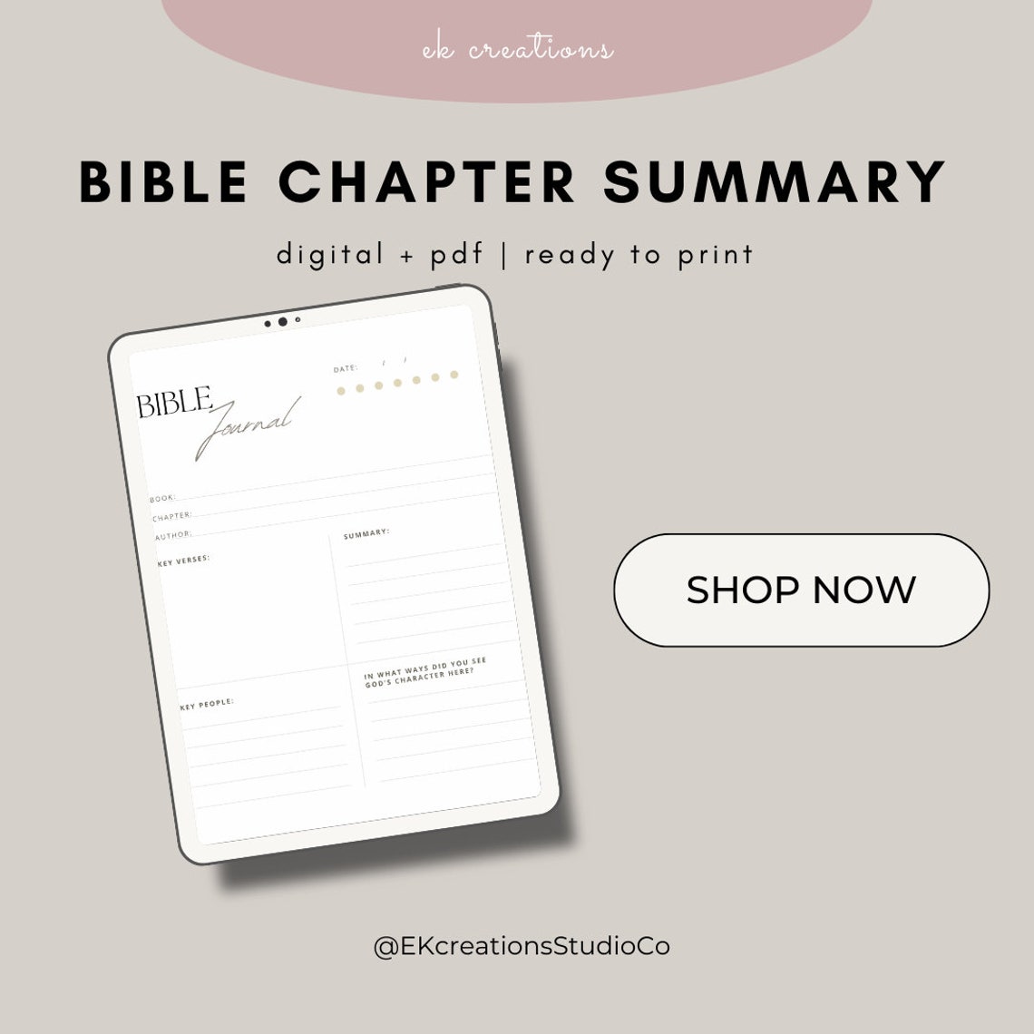 Bible Chapter Summary Printable, Bible Study Template, Bible Notes ...
