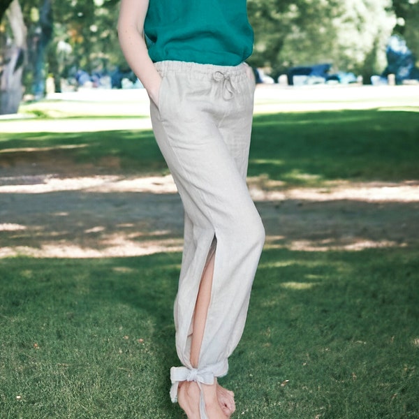 Side Split Pants - Etsy