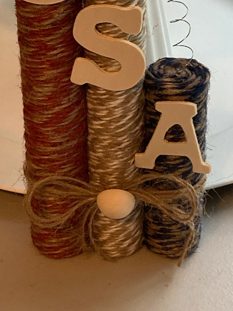 String Wrapped Fireworks Fireworks Farmhouse Tiered Tray | Etsy