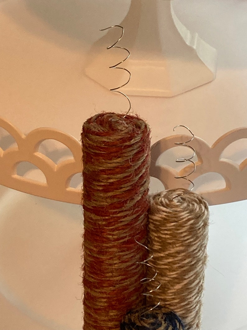 String Wrapped Fireworks Fireworks Farmhouse Tiered Tray | Etsy