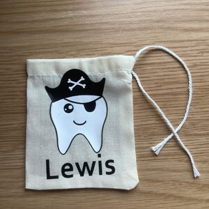 Personalised Tooth Fairy Bag / Tooth Fairy / Lost Tooth / Money Pouch ...