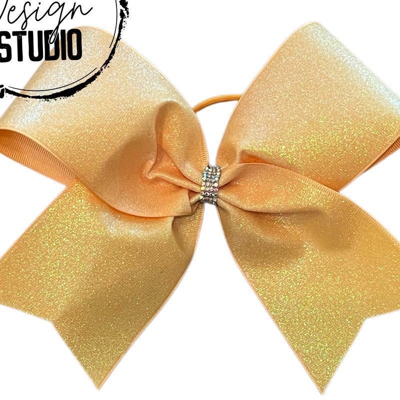 Glitter Cheer Bow - Etsy