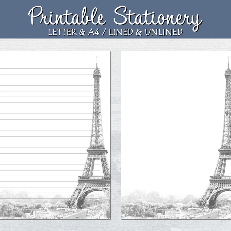 Eiffel Tower Paper - Etsy