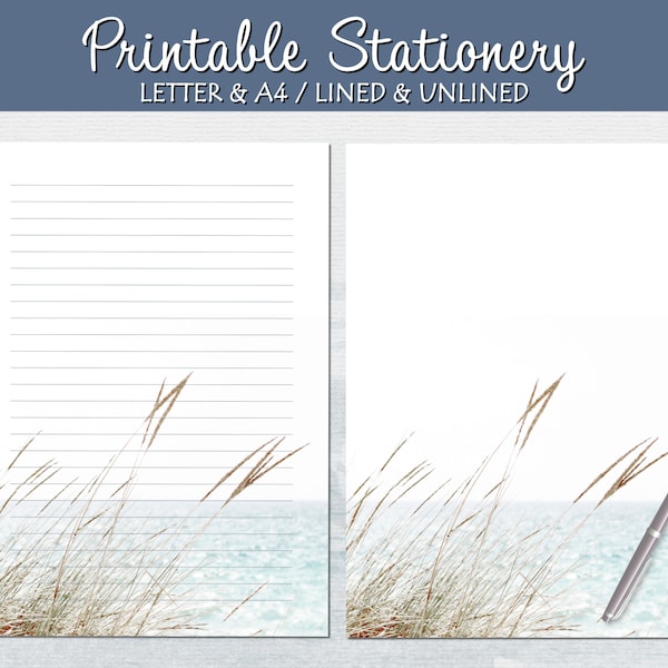 Beach Writing - Etsy