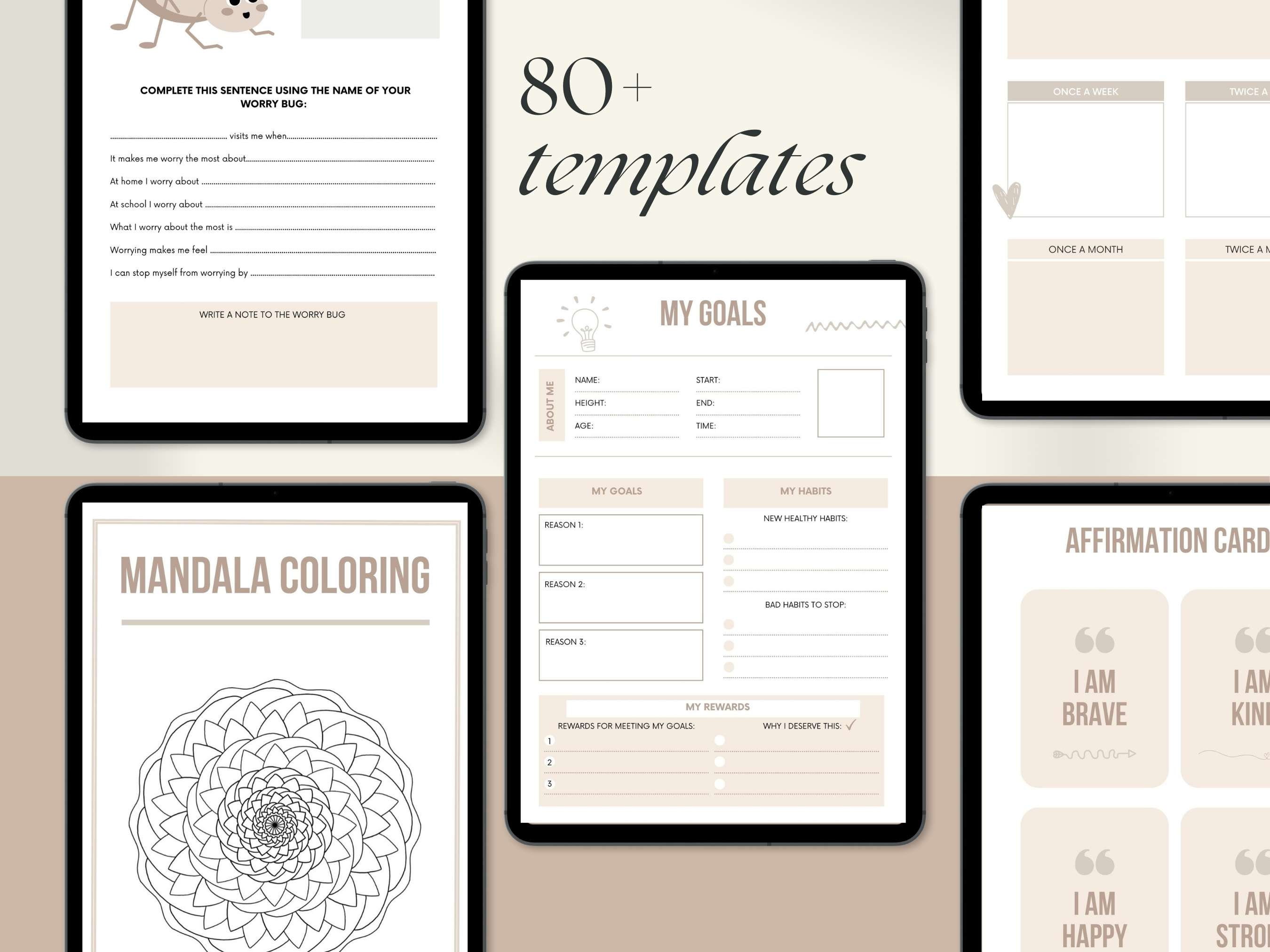 Kids ADHD Planner Editable ADHD Planner for Kids ADHD - Etsy