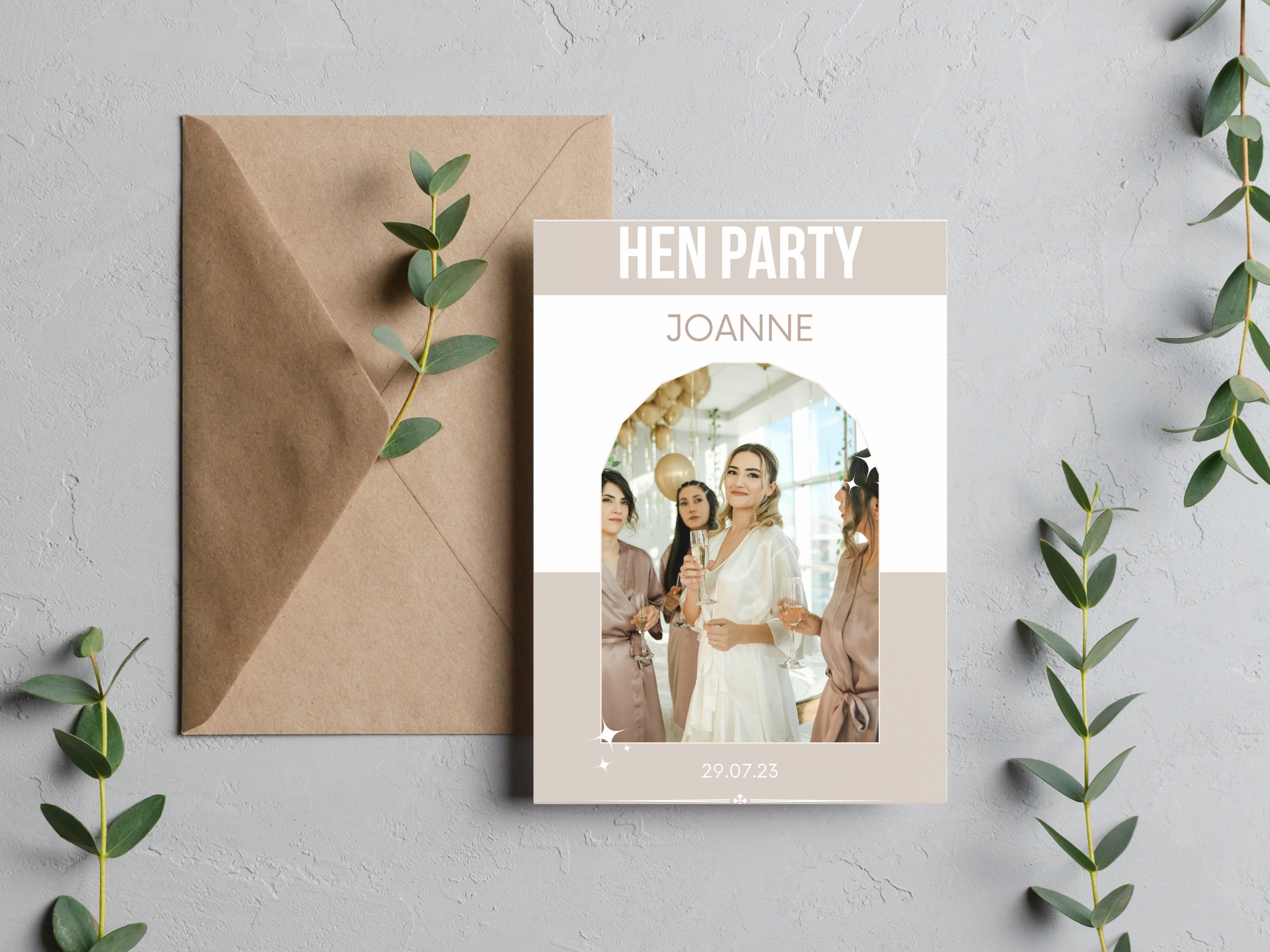 Hen Party Itinerary Hen Party Plan for Guests Minimalist Bachelorette ...