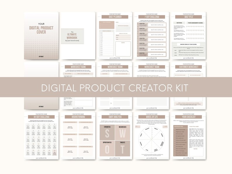 40 Digital Product Bundle Digital Product Kit for Sellers Creator Kit ...