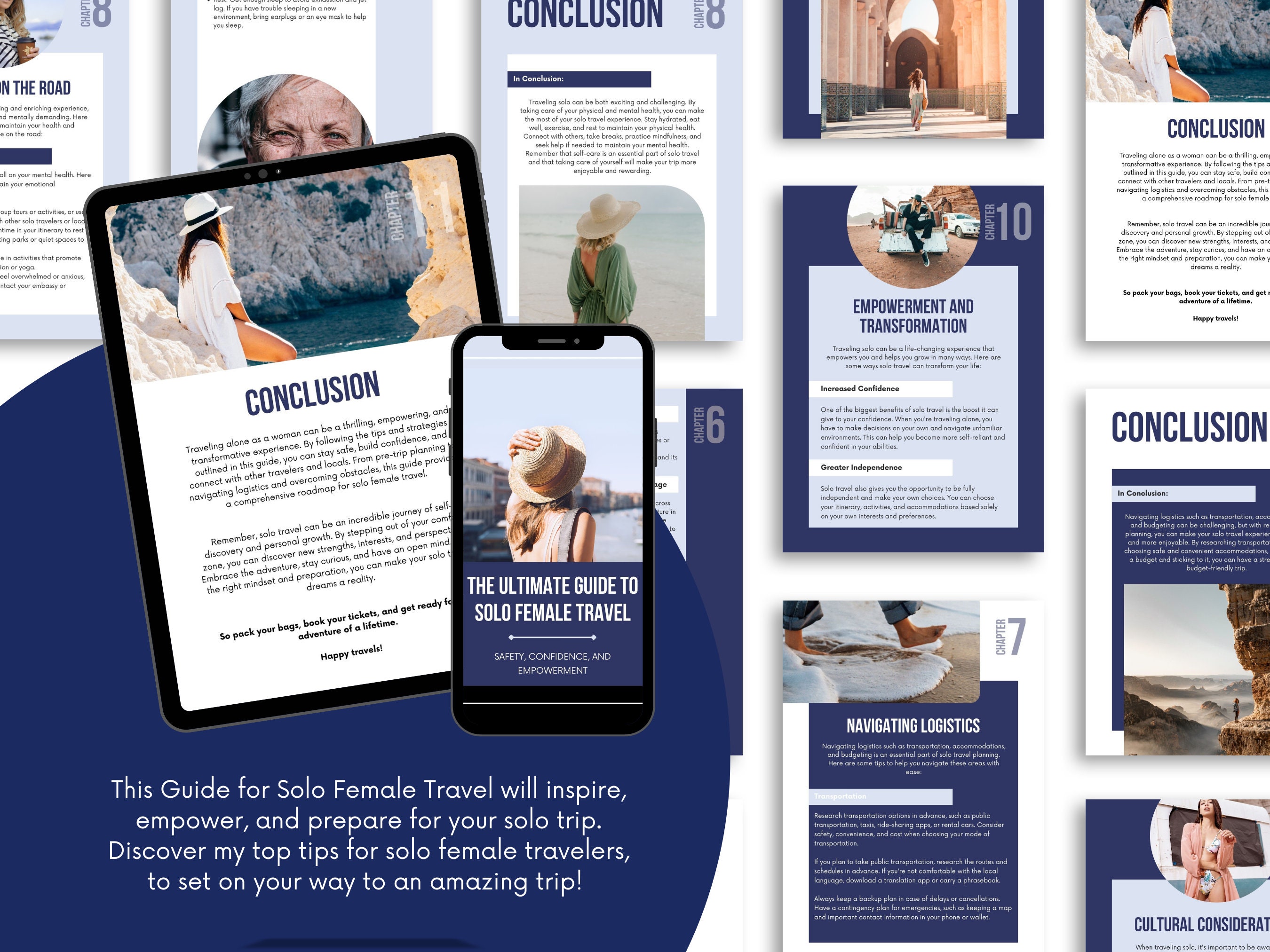 Travel Guide for Solo Female Solo Trip Ebook Travel Guide Ebook A4 ...