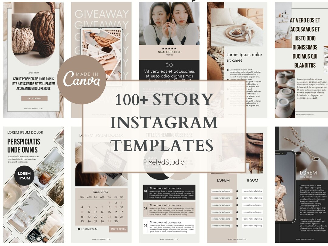 Instagram Story Templates Aesthetic Instagram Story Template Business ...