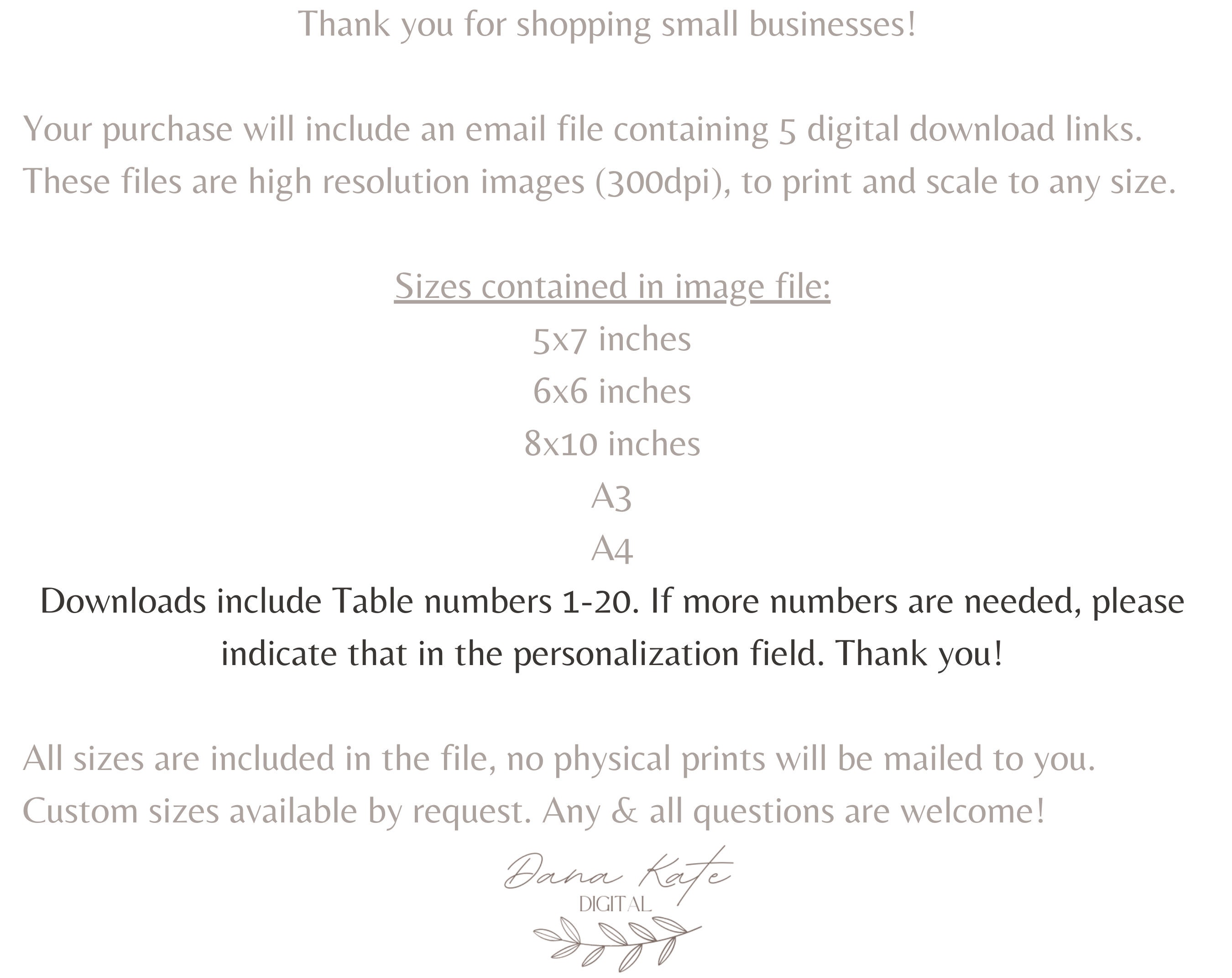Table Numbers for Wedding | Simple Table Natural Elegance | Handmade ...