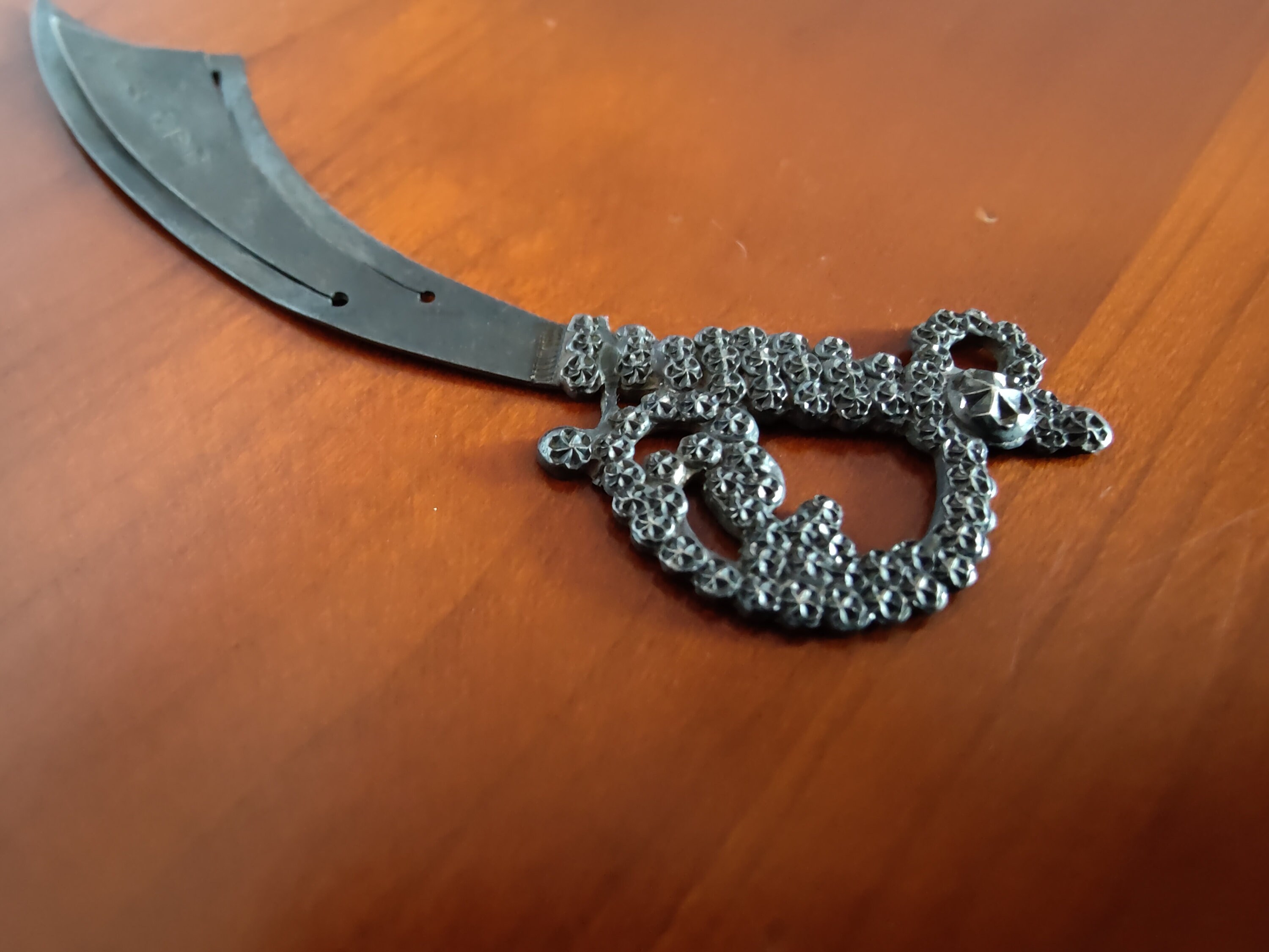 Antique 1800s Silver Cutlass Letter Opener Hallmarked C H Chester ...