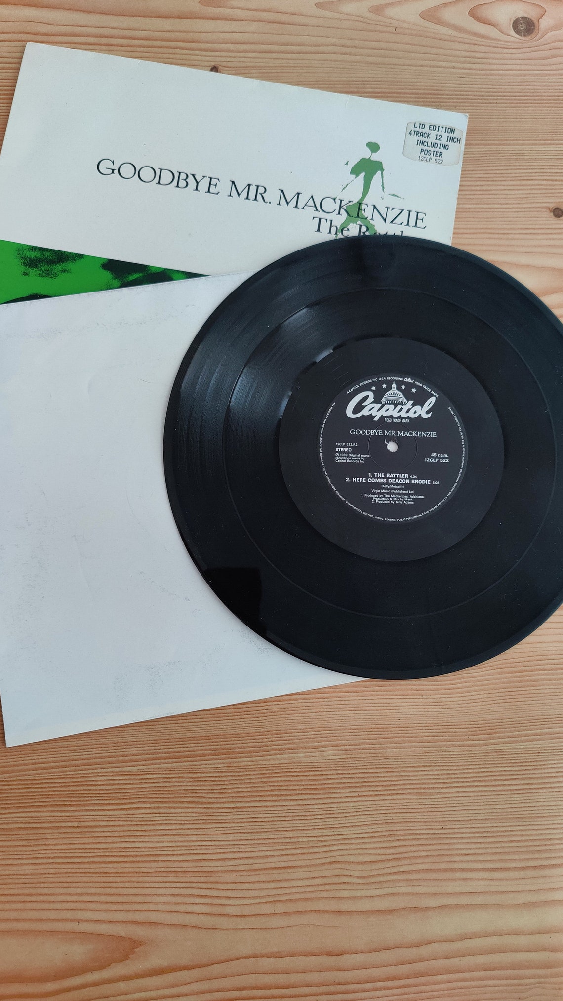 Goodbye Mr. Mackenzie Vinyl the Rattler Ltd Edition 1989 - Etsy