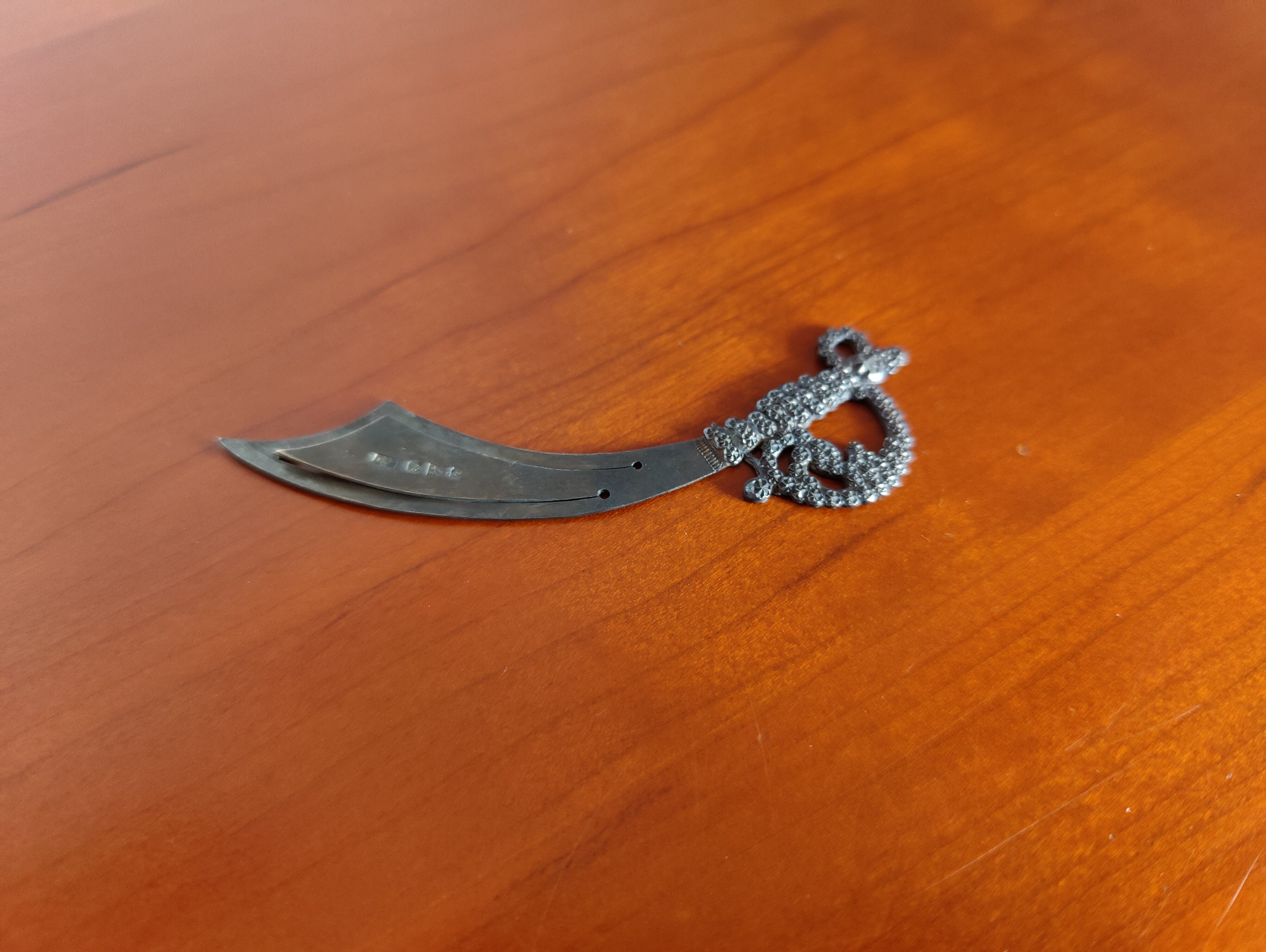 Antique 1800s Silver Cutlass Letter Opener Hallmarked C H Chester ...