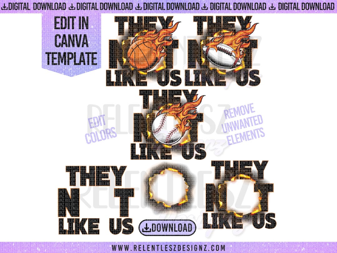 Fire Sports Design Bundle, Flames (canva Template, Digital Download) - Etsy