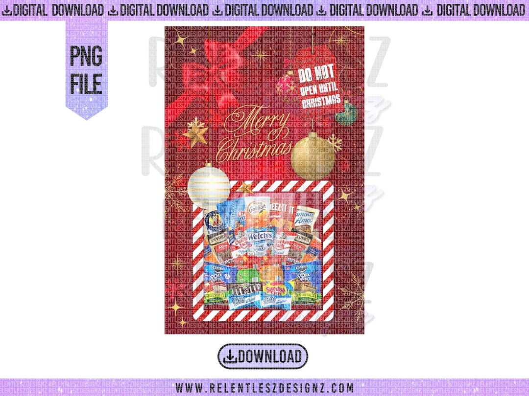 Christmas Jumbo Candy Card PNG Digital File, Can Be Personalized, 11x17 ...
