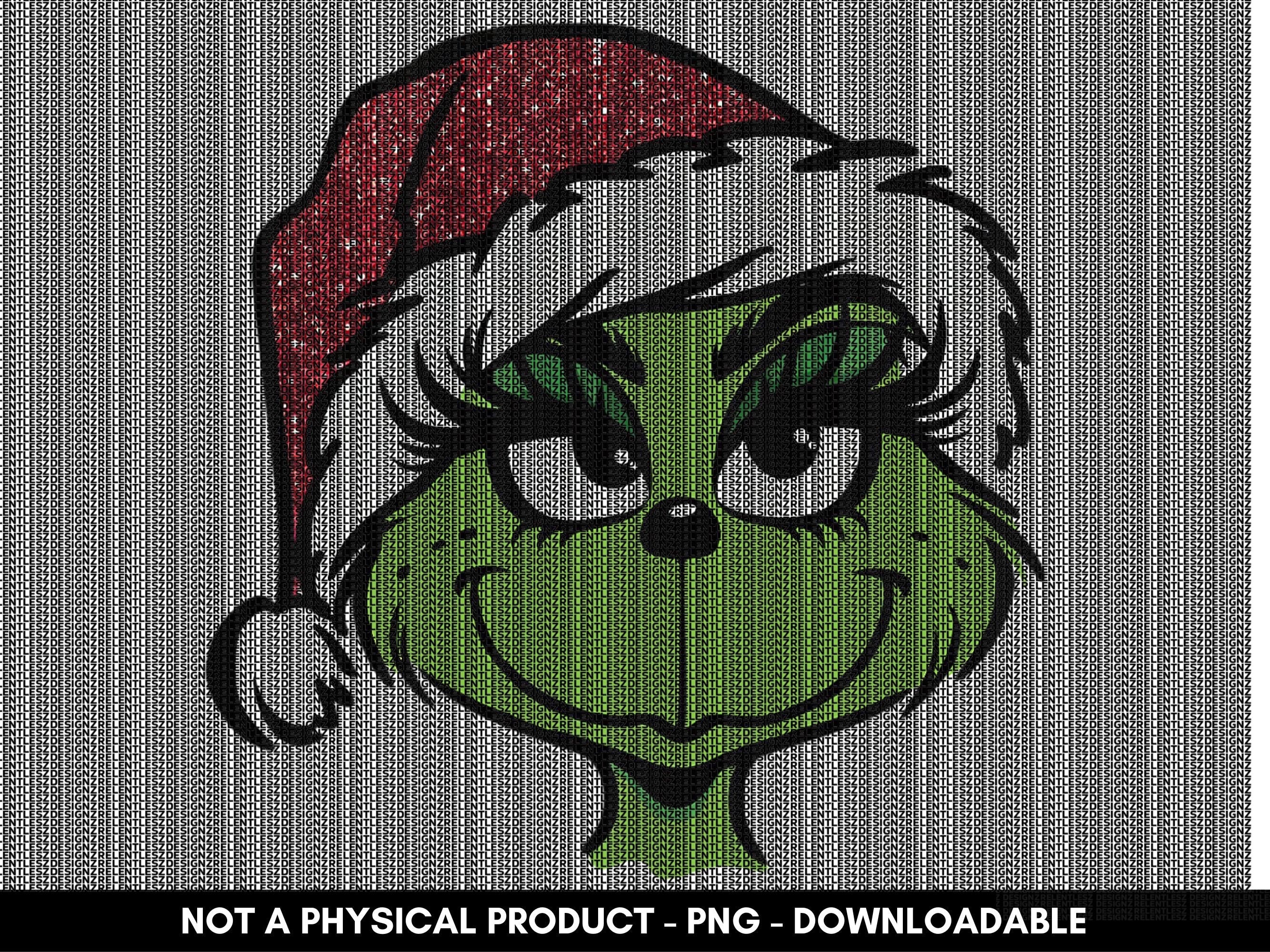 Lady Grinch PNG cils femme Grinch Noël paillettes - Etsy France