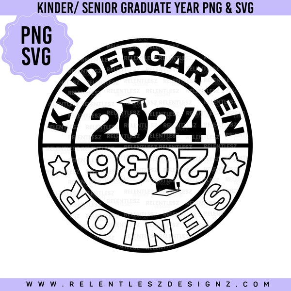 Kindergarten 2024 2036 Svg - Etsy