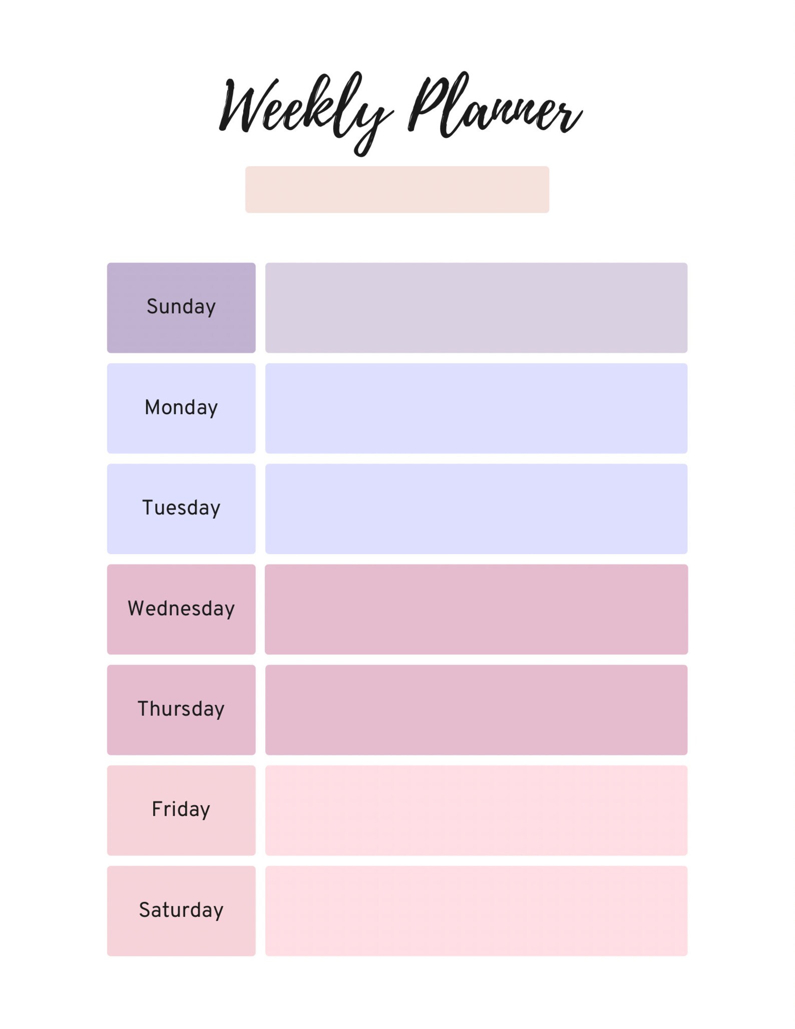 Weekly and Daily Digital Planner - Etsy