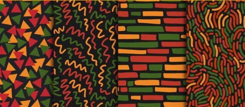 African Pattern/ Black History Pattern/print Pattern/digital File - Etsy