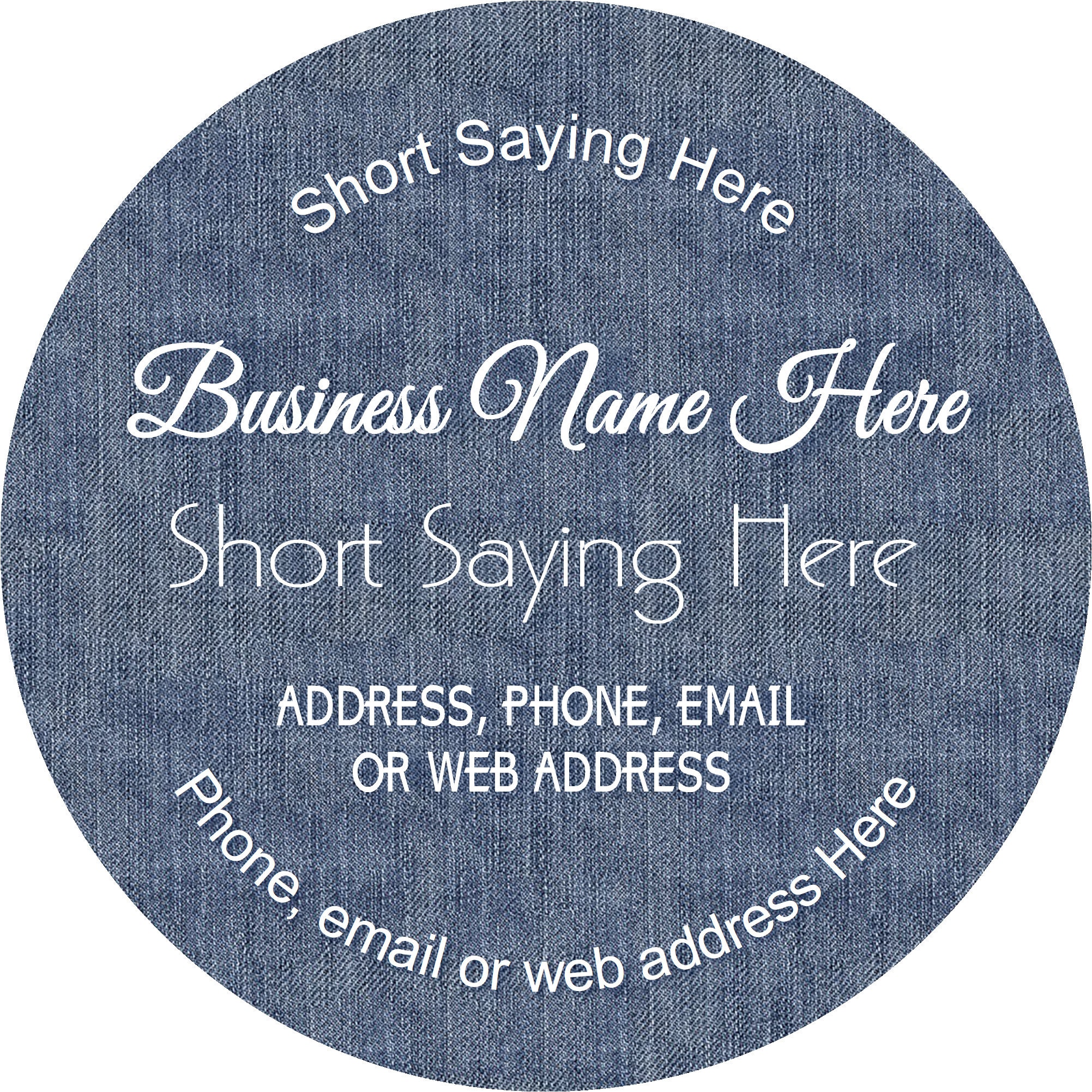 Custom Business Stickers small Business Thank You Glossy Round Labels ...
