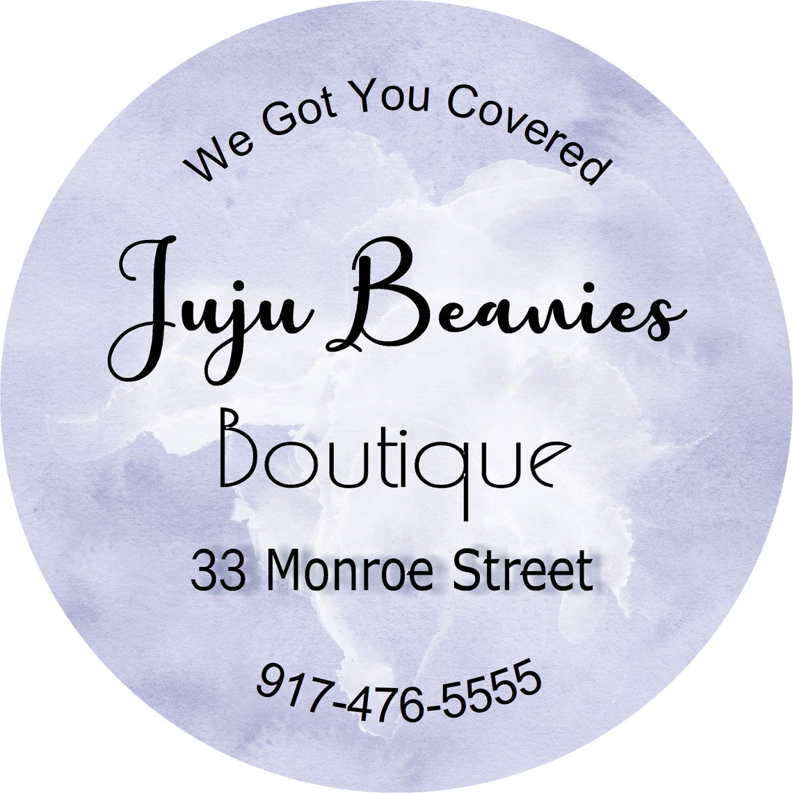 Custom Business Stickers – Watercolor Glossy Round Labels - Etsy