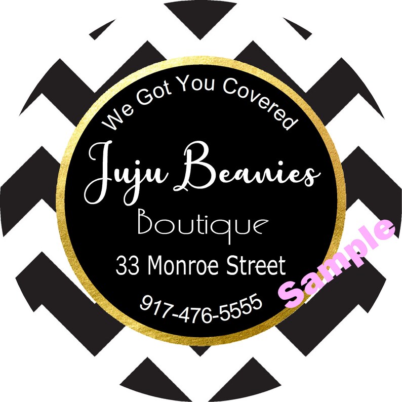 Custom Business Stickers small Business Thank You Glossy Round Labels earth Tones Watercolor ...