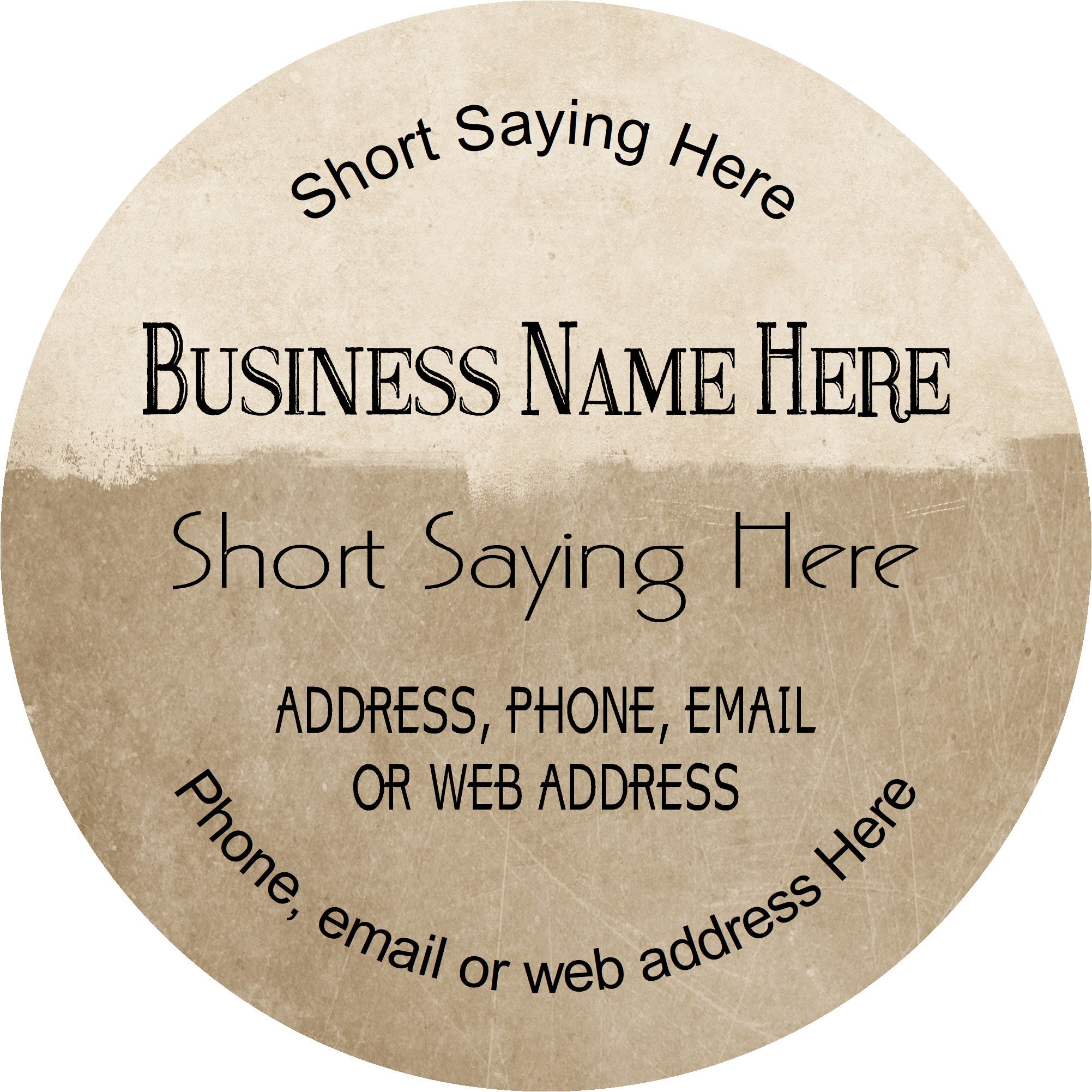 Custom Business Stickers small Business Thank You Glossy Round Labels ...