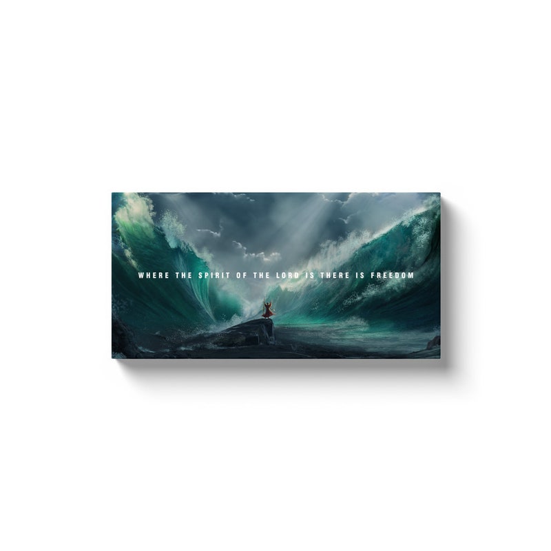 Scripture on Canvas - Etsy