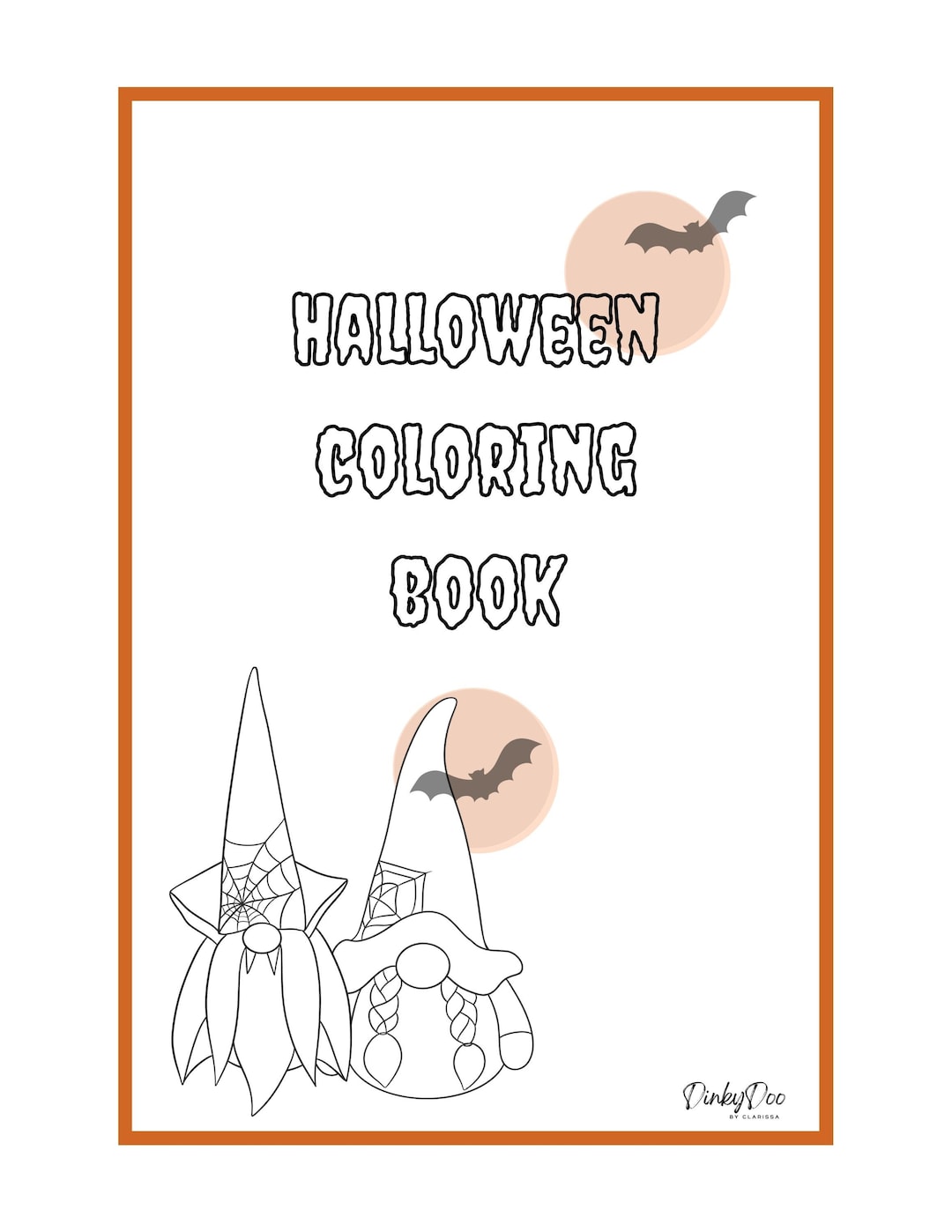 Halloween Coloring Book - Etsy