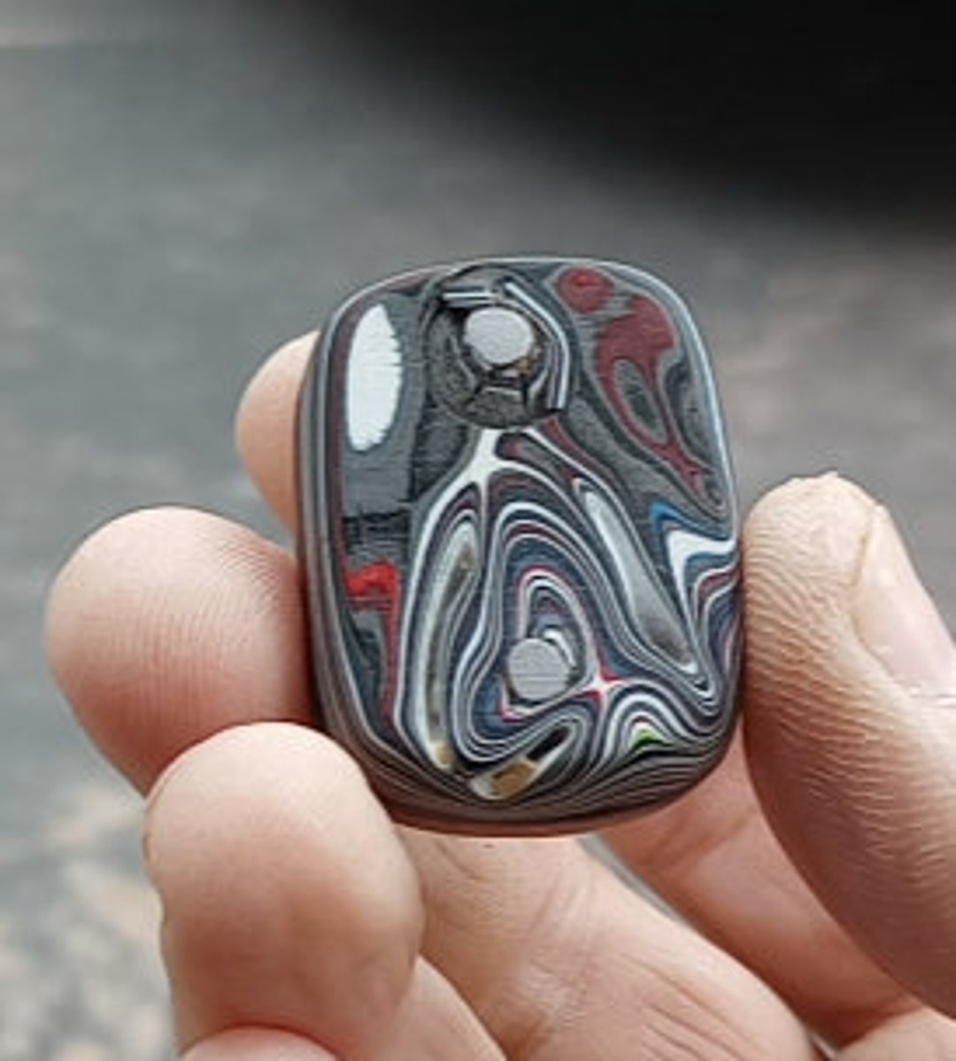 Fordite Curly Maple Worry Stone - Etsy