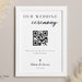 Wedding Ceremony Template QR Code, Qr Code Wedding Program Canva ...