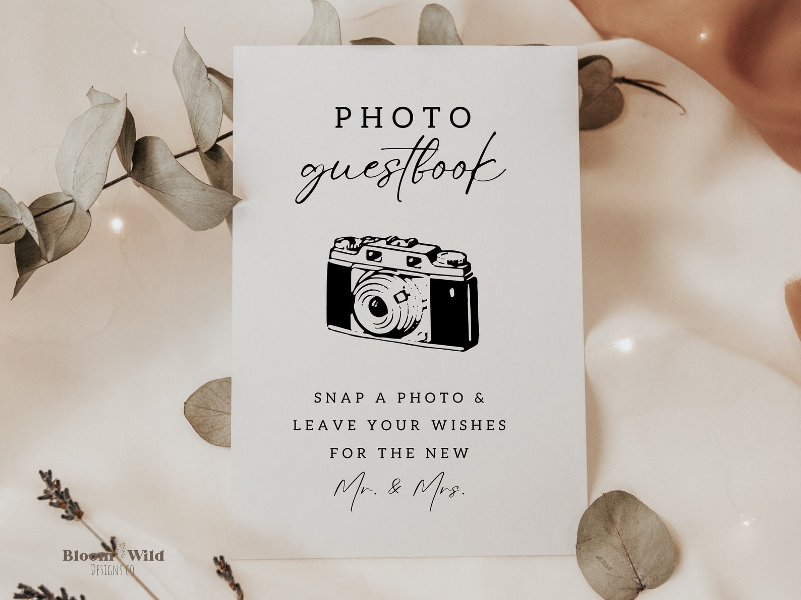 Canva Photobook Sign, Photo Guestbook Sign Template Canva, Photobook ...