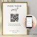 Digital Seating Chart With Qr Code Template, Qr Code for Wedding ...