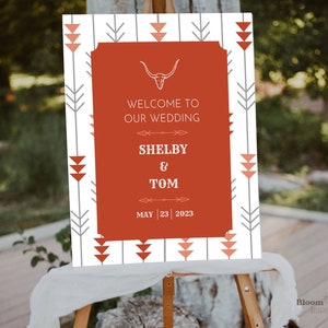 Southwestern Wedding Sign, DIY Wedding Sign, Cards Sign Wedding ...