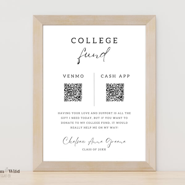 Graduation Venmo Template - Etsy
