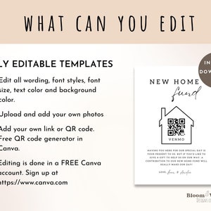 New Home Fund Venmo Sign, Our First Home Fund, Saving for Future Canva ...