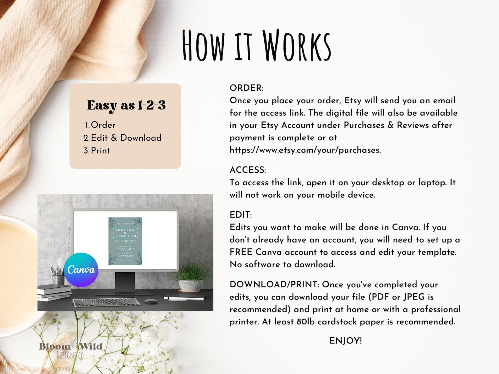 Qr Code Wedding Program Sign Canva, Wedding Ceremony Template QR Code ...
