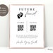 Baby Shower Qr Code Sign, Future Fund QR Code, Baby Fund Qr Code, Qr ...