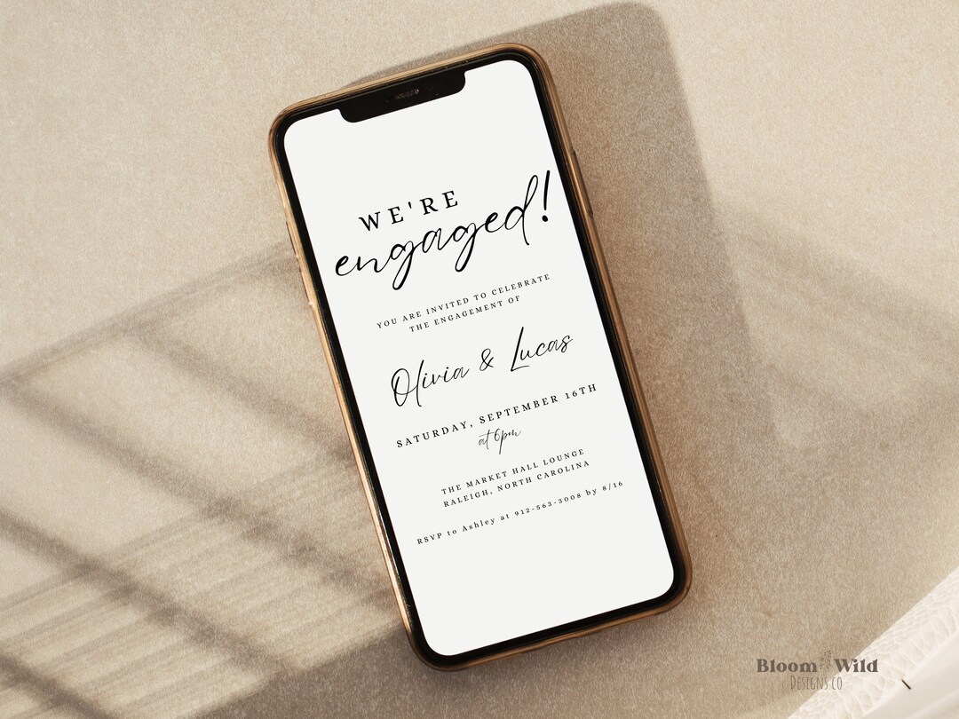 Electronic Engagement Party Invitations, Engagement Invitation Message ...