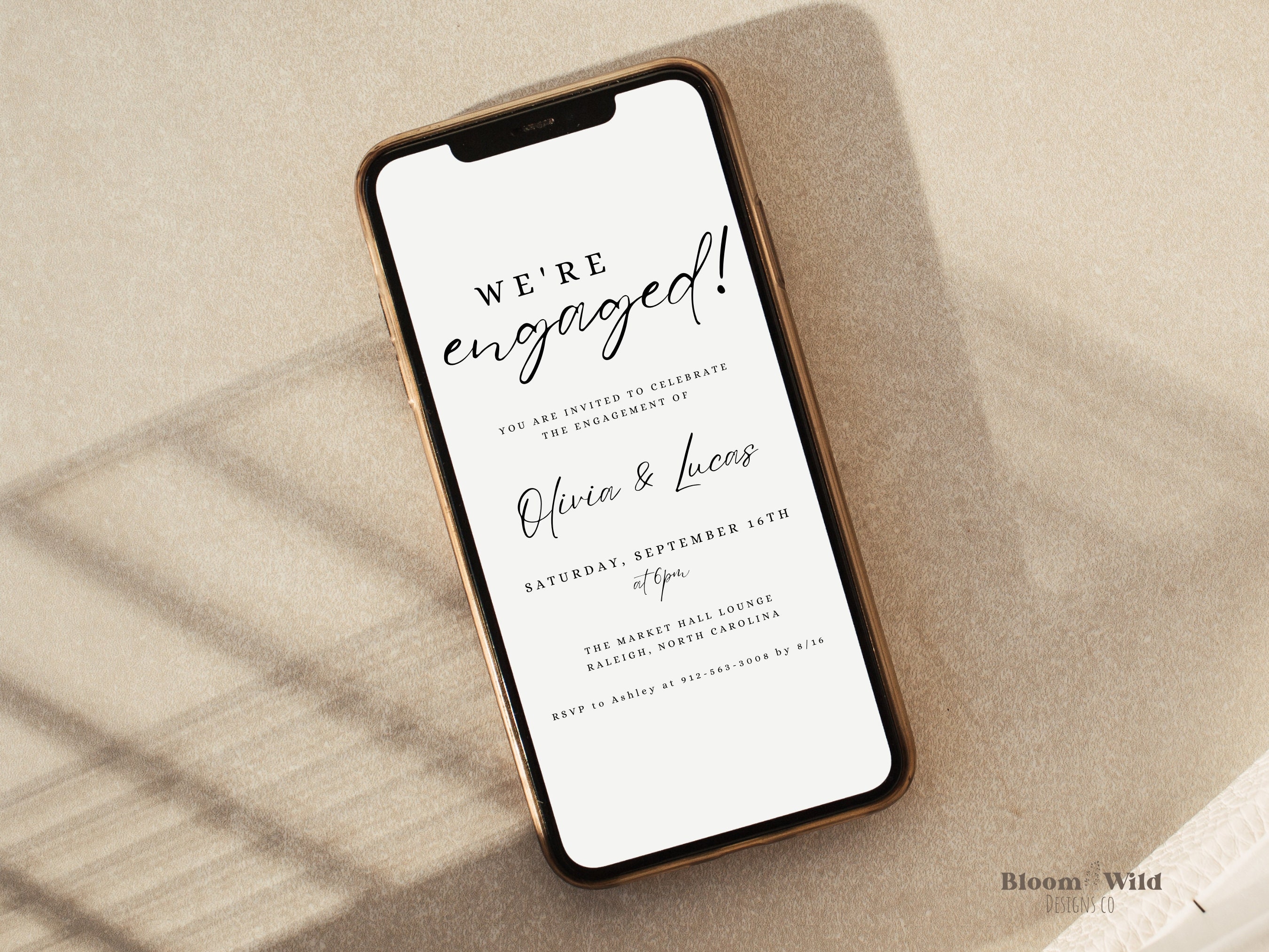Electronic Engagement Party Invitations, Engagement Invitation Message ...