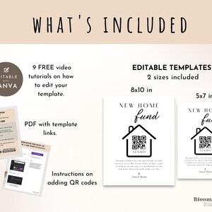 New Home Fund QR Code Sign, Our First Home Fund Venmo, Saving for ...