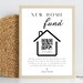 New Home Fund QR Code Sign, Our First Home Fund Venmo, Saving for ...