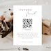 Wedding Qr Code Wishing Well, Modern Wedding Cash Registry Sign ...