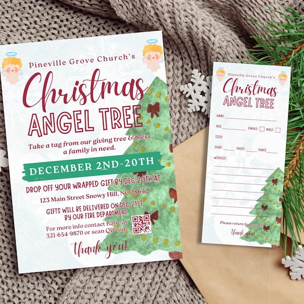 Angel Tree Tags - Etsy